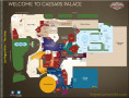 Caesars Property map - Casino and Hotel layout